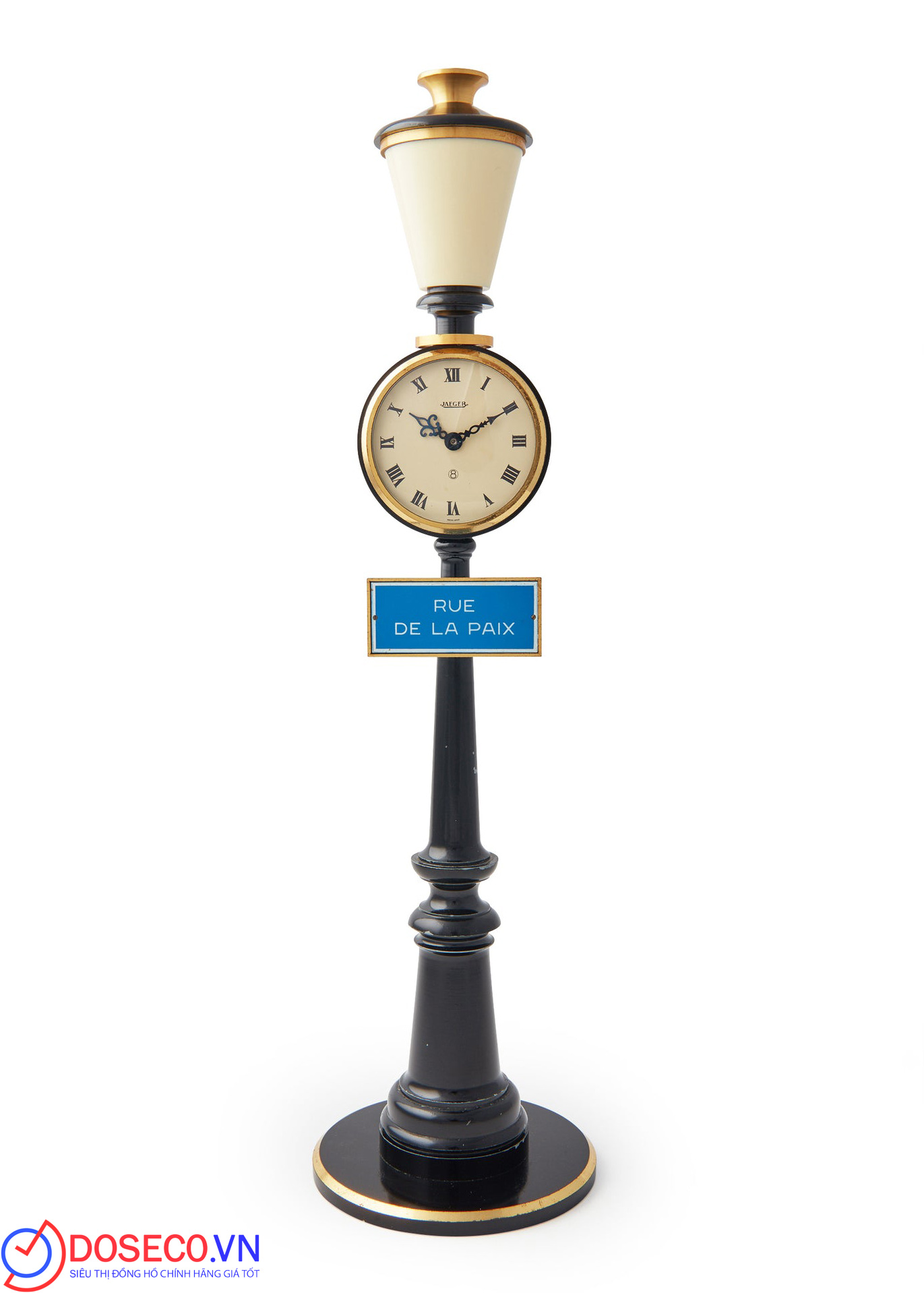 Đồng hồ để bàn Jaeger-LeCoultre Rue de la Paix Table Clock, 8 Days