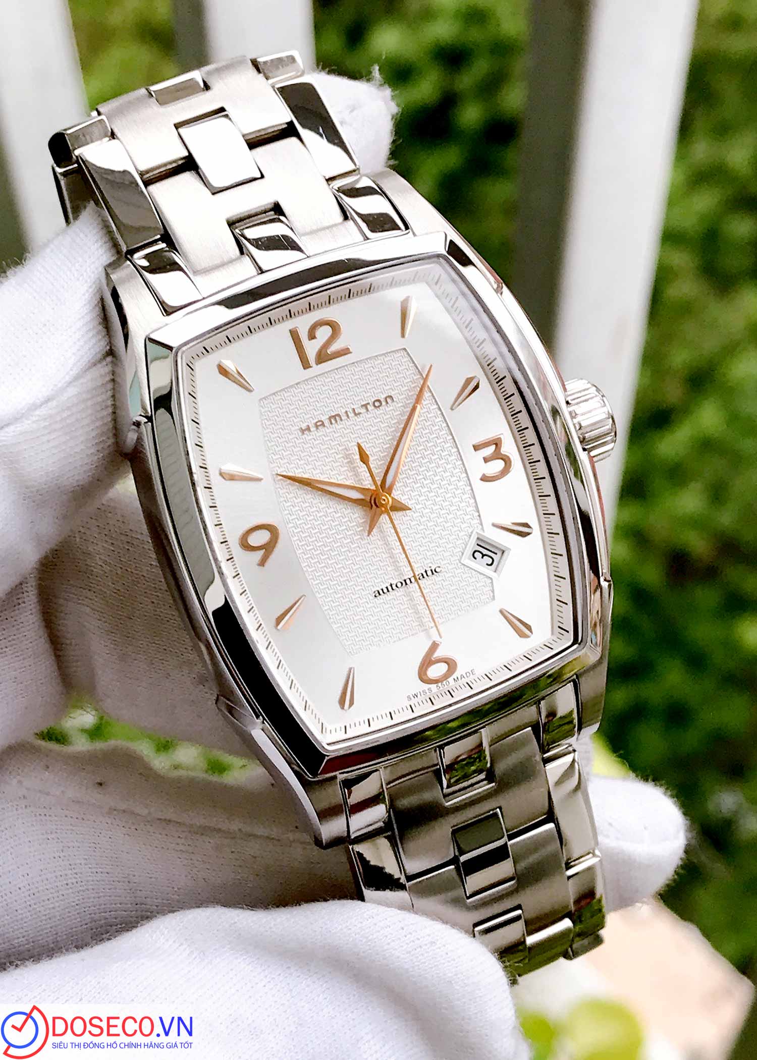 Hamilton Jazzmaster Tonneau Automatic H36415155 like new