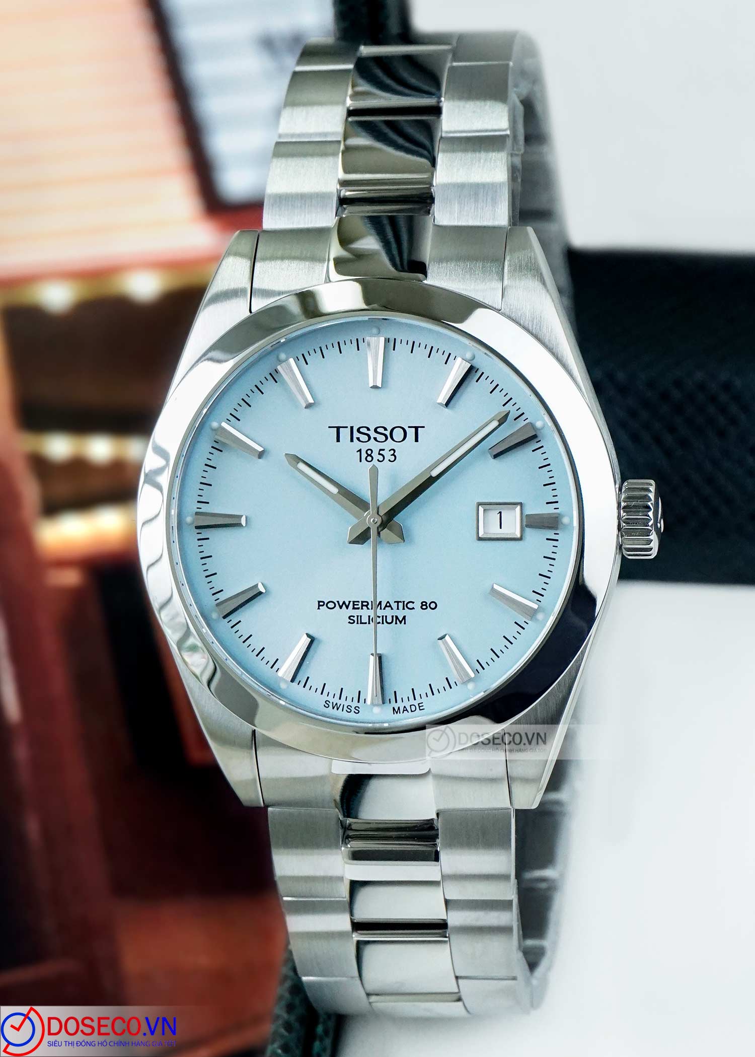 TISSOT GENTLEMAN POWERMATIC 80 SILICIUM T127.407.11.351.00 (T1274071135100)