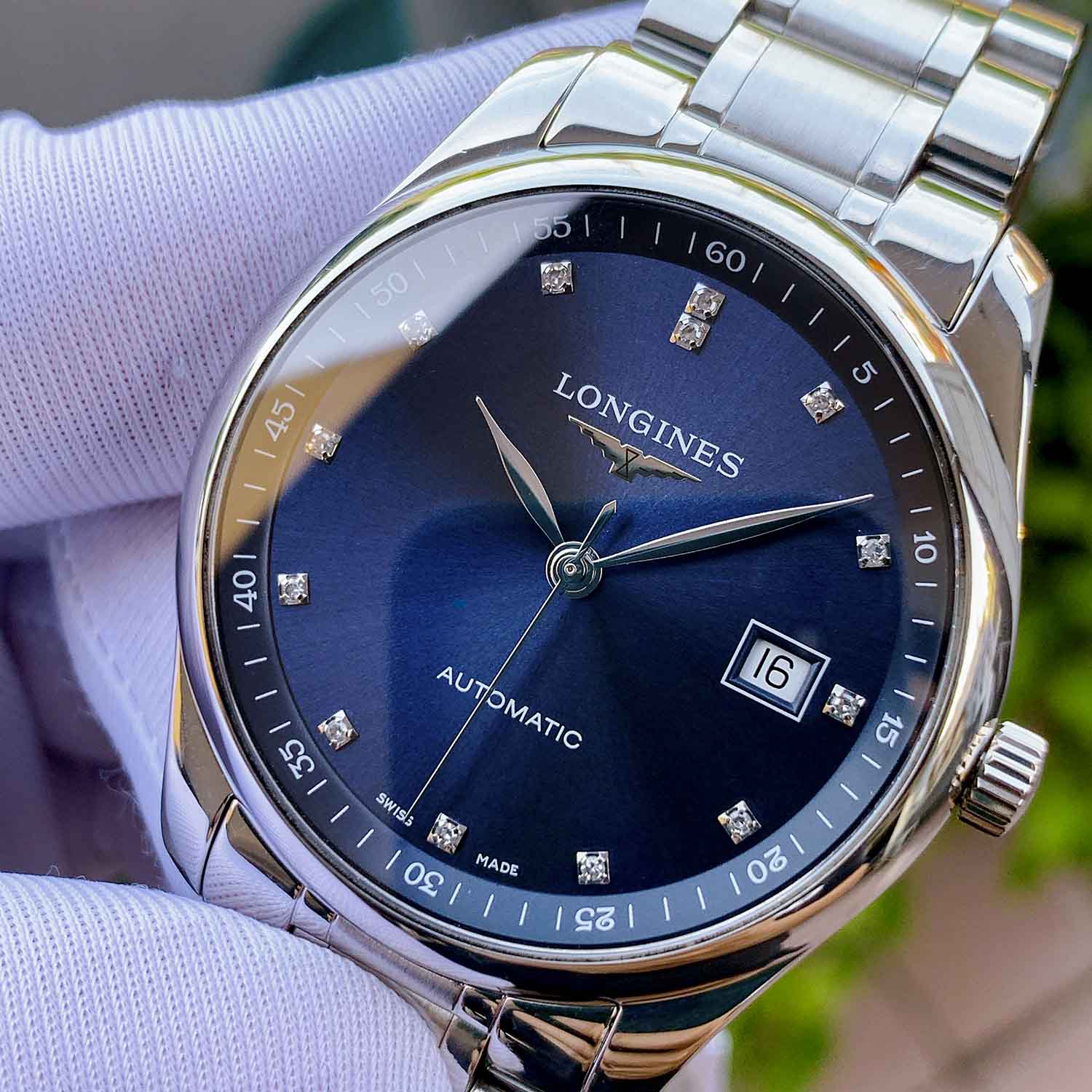 LONGINES MASTER COLLECTION DIAMOND BLUE L2.793.4.97.6 (L27934976) USED