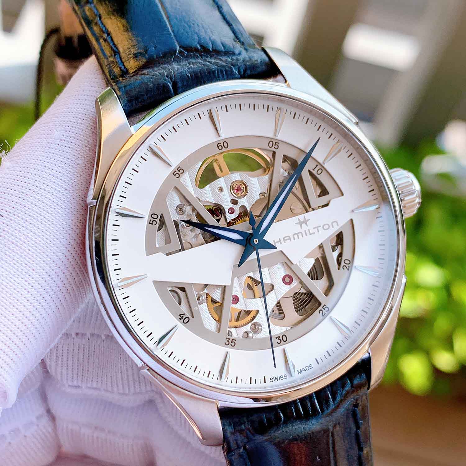 Hamilton Jazzmaster Skeleton Spiky-H H42535610 Used