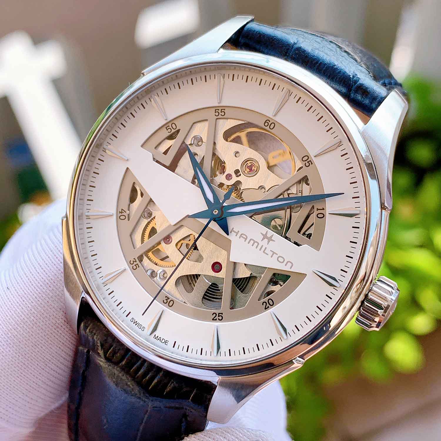 Hamilton Jazzmaster Skeleton Spiky-H H42535610 Used