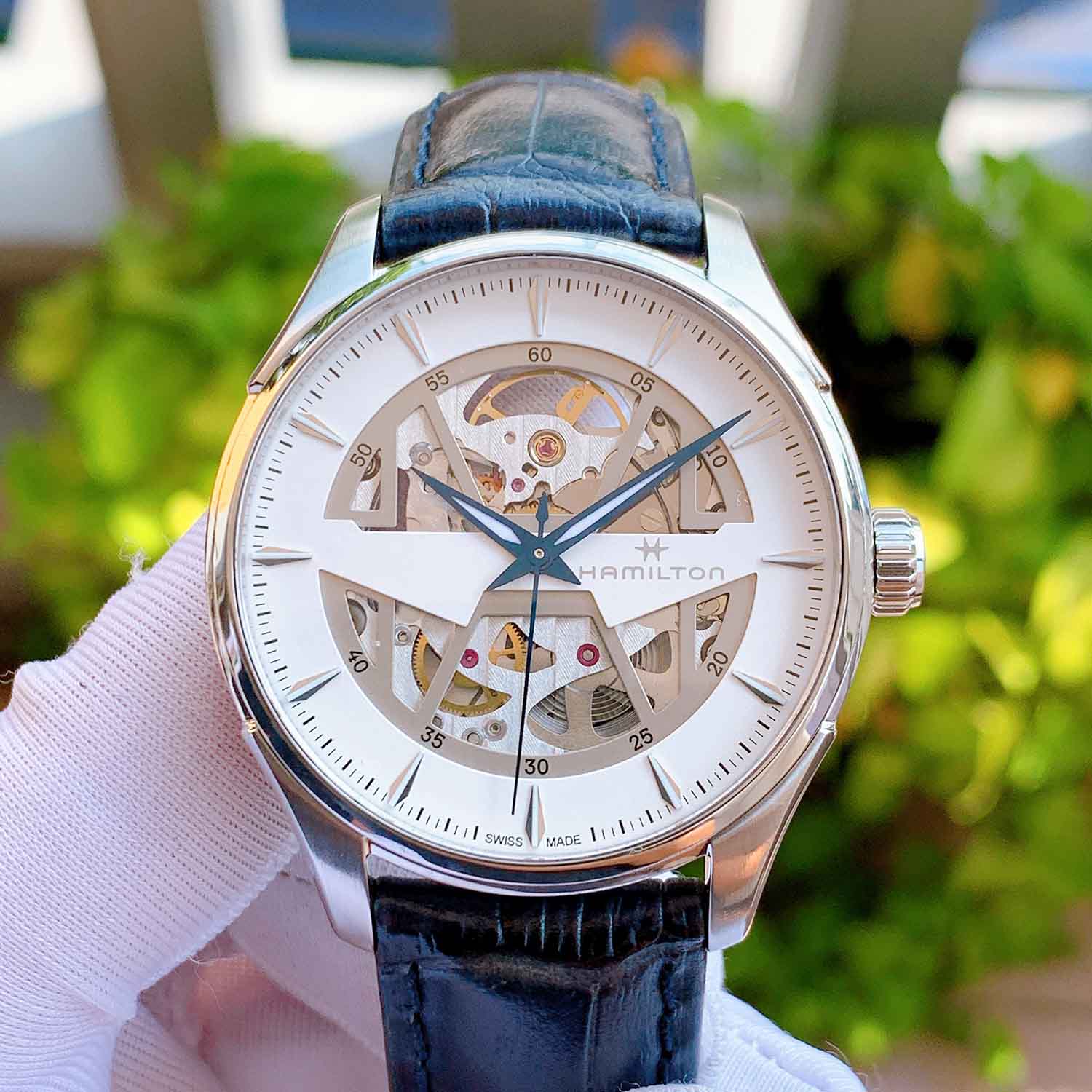 Hamilton Jazzmaster Skeleton Spiky-H H42535610 Used