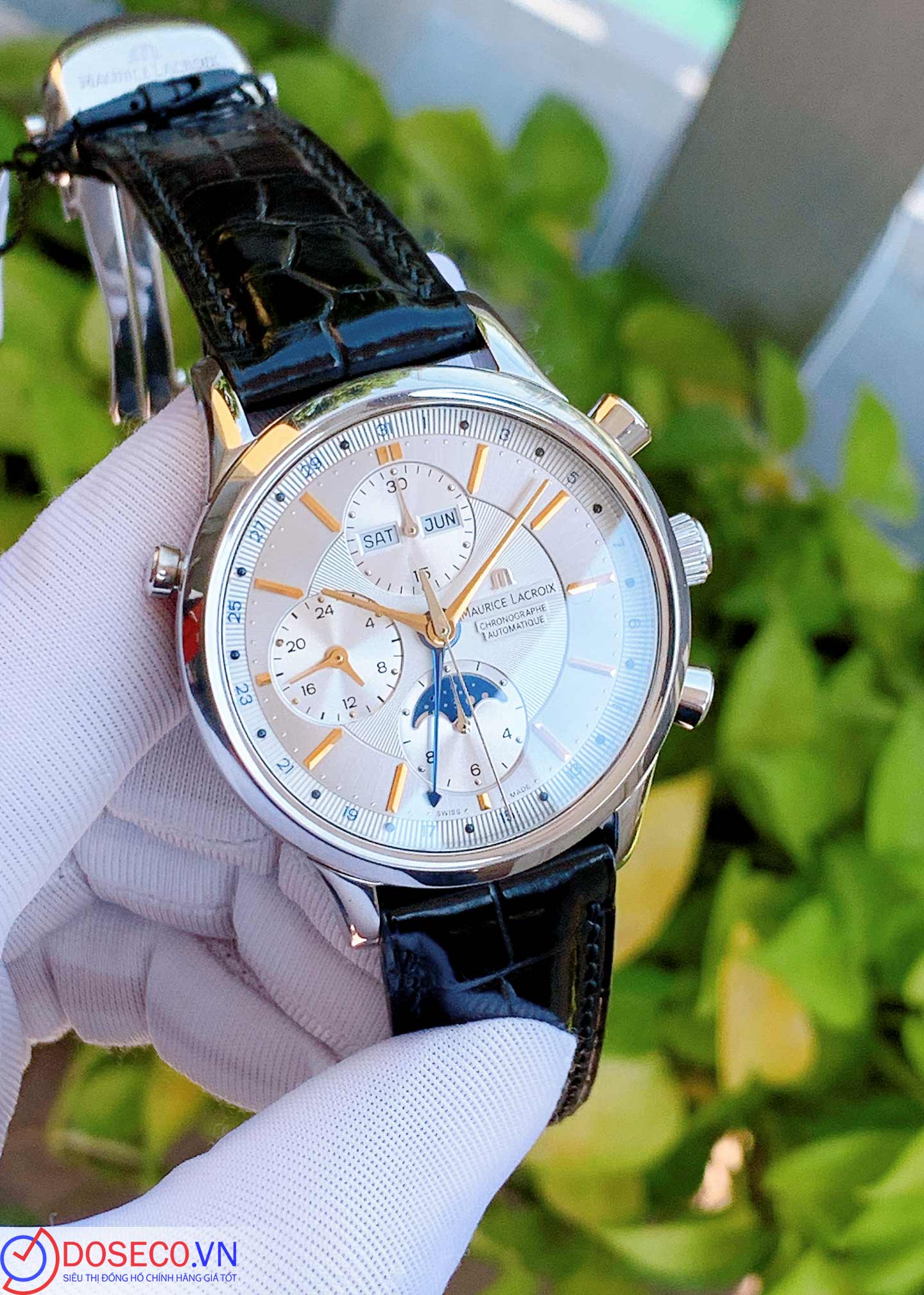 Maurice Lacroix Moonphase LC6078-SS001-131-1 (LC6078SS0011311) USED