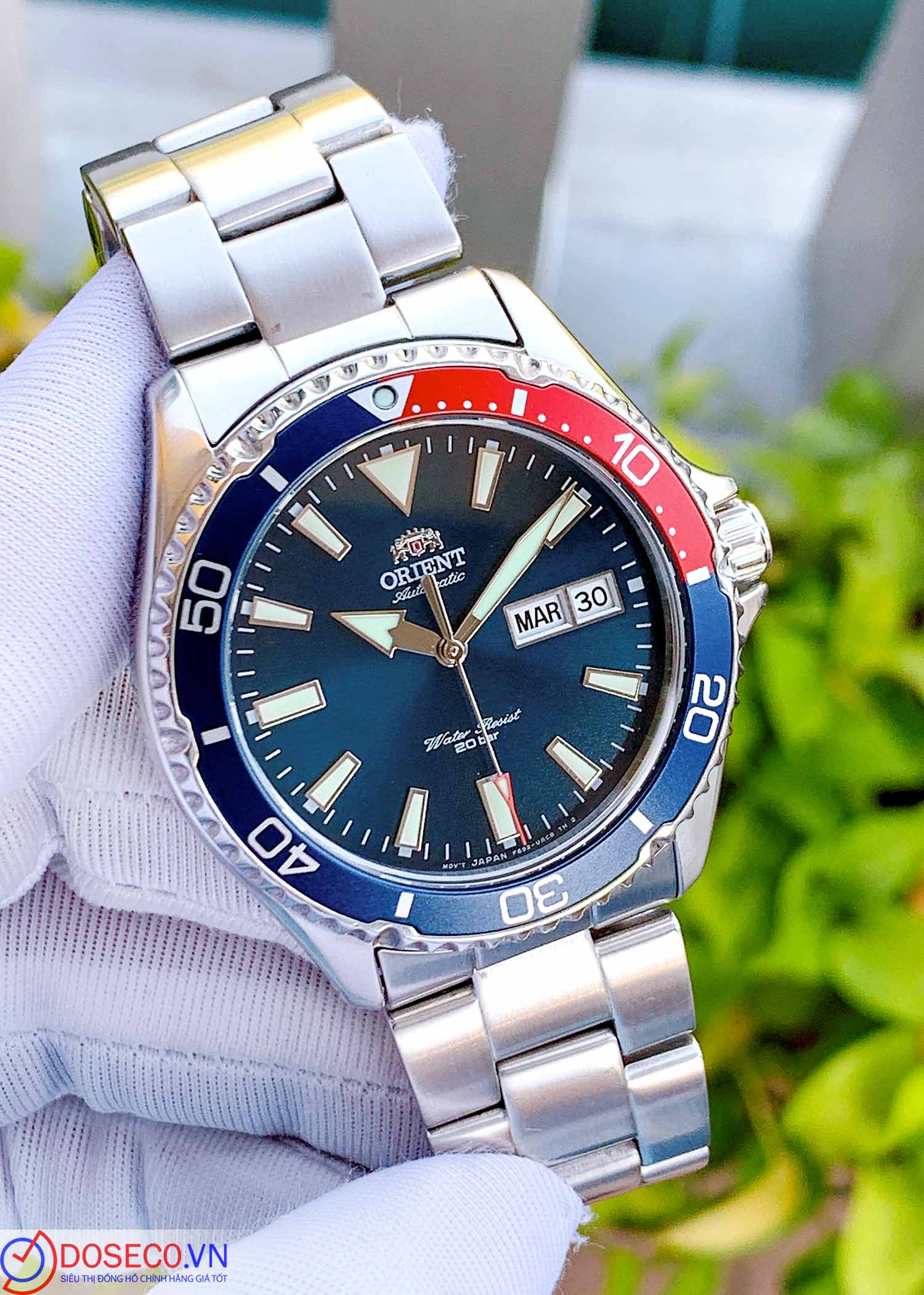Orient Mako 3 RA-AA0004E19B used (độ niềng Pepsi)